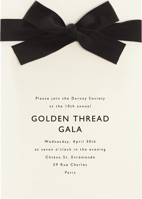 Gala Invitations | Send online instantly | RSVP tracking