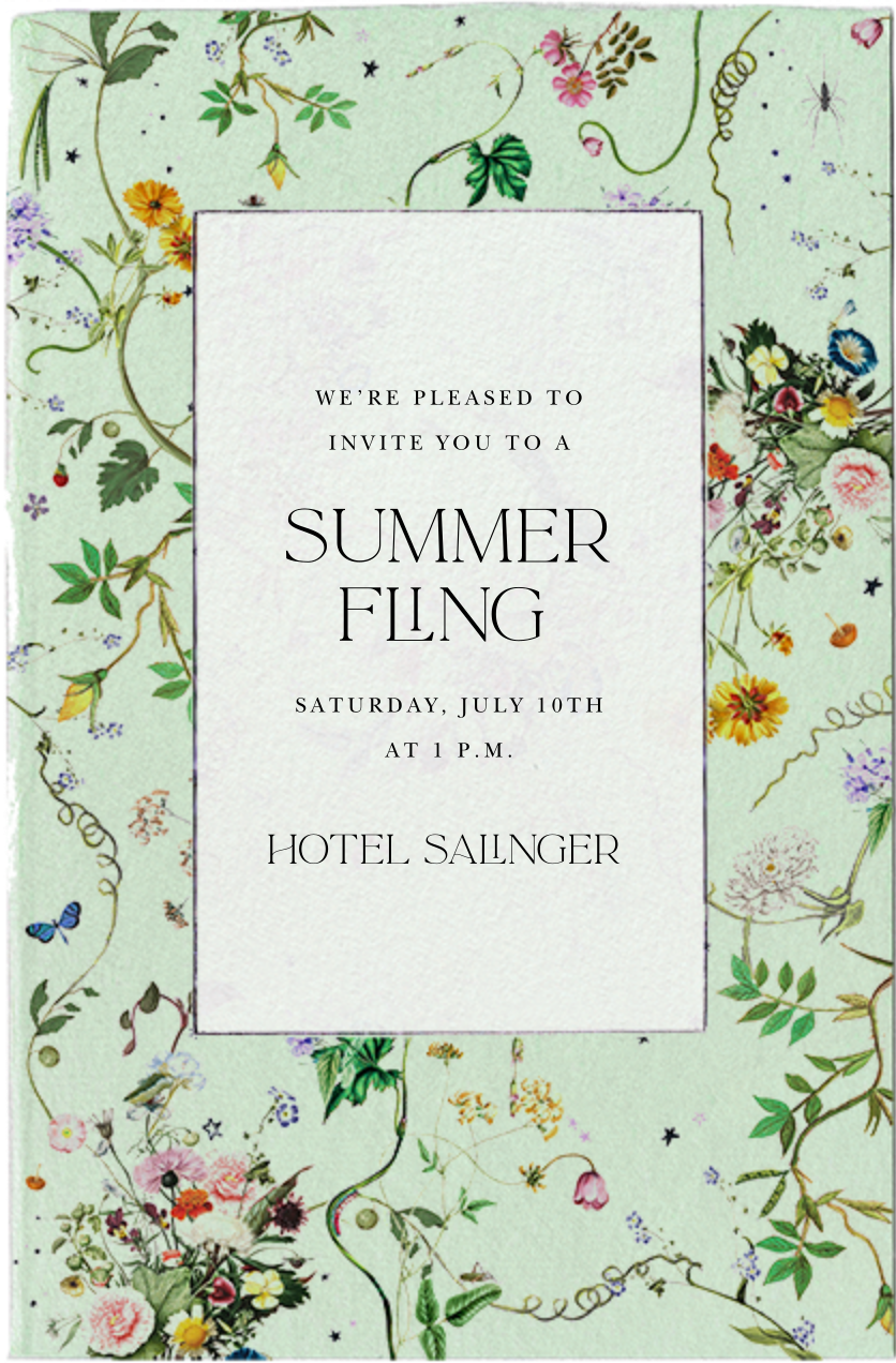 Summer Party Invitations | Send online instantly | RSVP tracking
